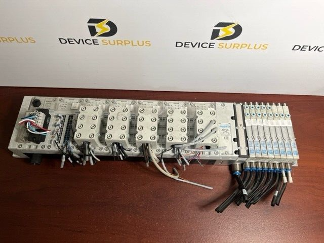 FESTO Pneumatic Solenoid Valve Manifold terminal CPX-FB11 (6) CPX-AB-8 ...