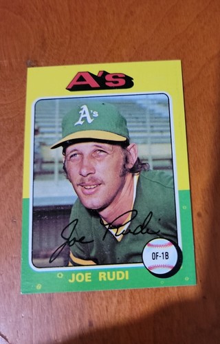 (A) 1975 TOPPS #45 Joe Rudi Oakland A's Card NM near mint | eBay