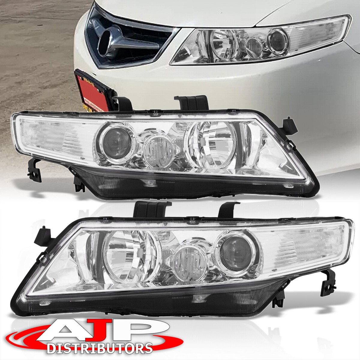 Acura Tsx Headlights XTune 09 14 Acura TSX Projector Headlights
