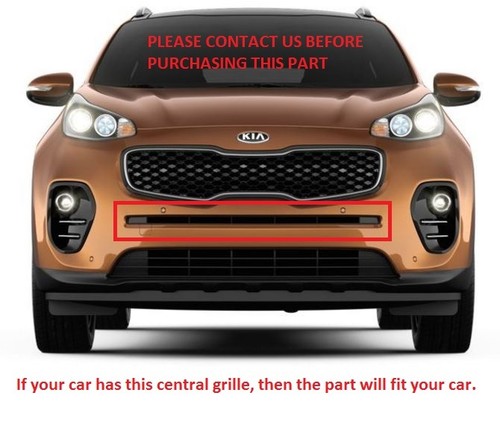 Grille Front Bumper CENTER 86561D9000 ⭐OEM⭐ Kia Sportage 2.4L 2017-2019 ...