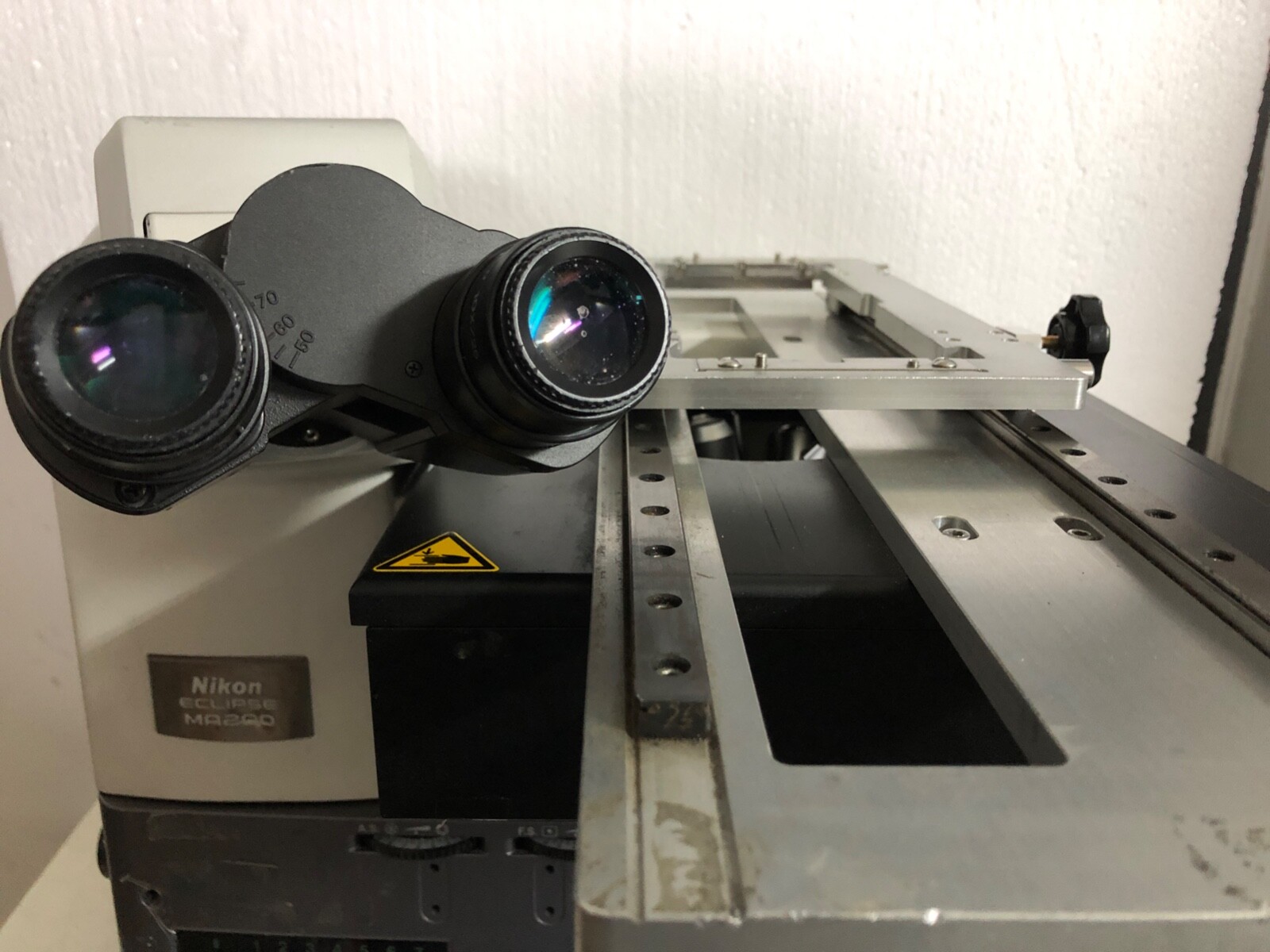 Nikon Eclipse MA200 Inverted Microscope w/ TU Plan ELWD 100x 50x 20x 10x 2.5x | eBay