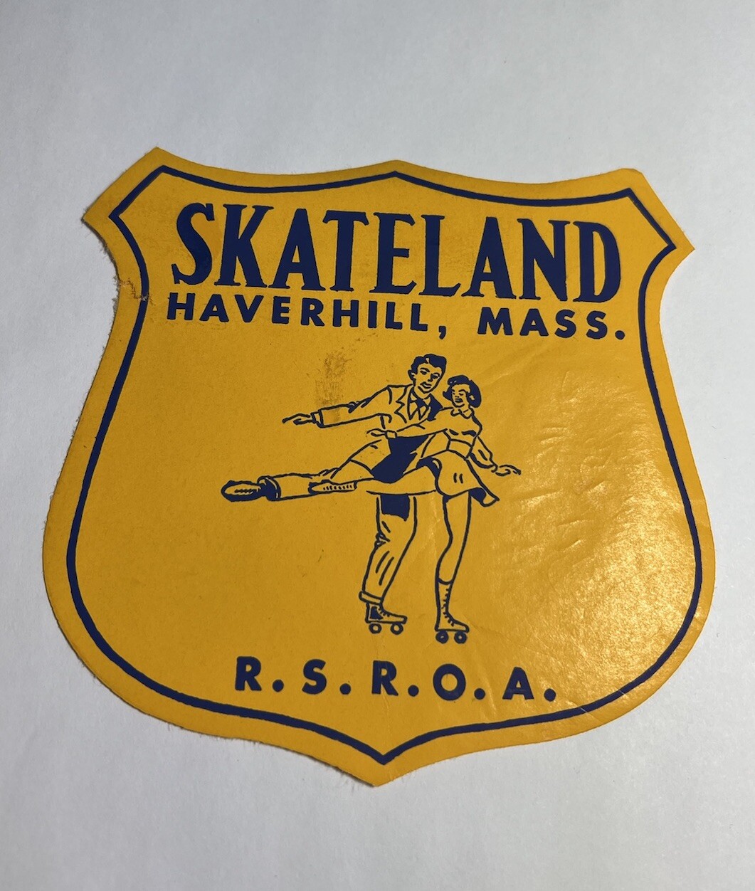 Vintage Roller Skating Rink Sticker Haverhill Skateland MA | eBay