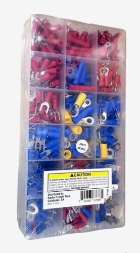 BRAND NEW Electric Terminal connectors Set 520 pc. WIRE CRIMP USA ...