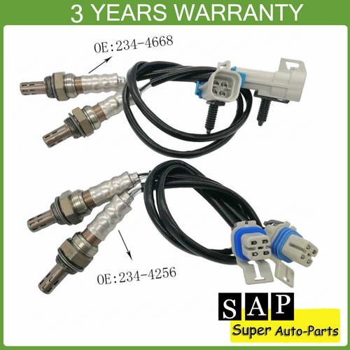 4PCS Oxygen Sensor Up+Downstream For GMC Yukon 2008-2014 Chevy ...