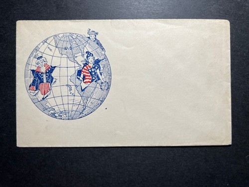 Mint USA Postal Stationery Envelope Patriotic Uncle Sam Globe | eBay