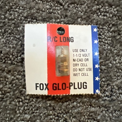 Fox Long Glo Plug Nitro Engine Glow RC Plane Vintage Nos | eBay