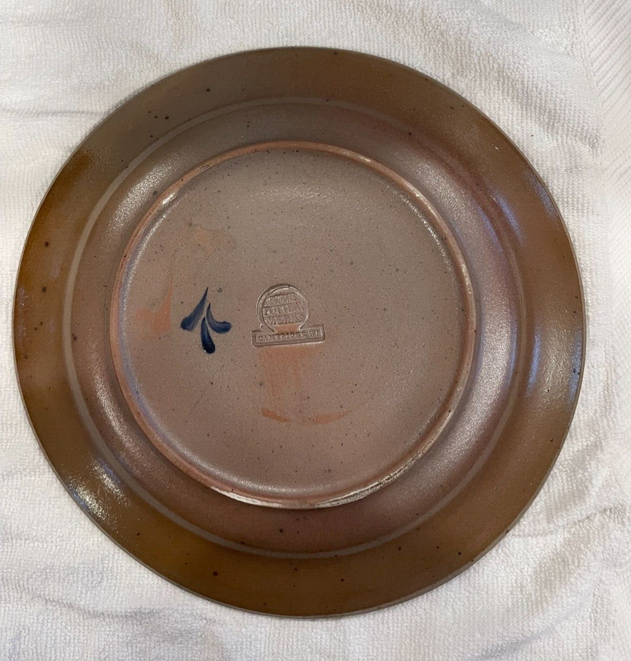 ROWE POTTERY 10 1/2" 20102 Annual Christmas Plate Reindeer Believe in ...