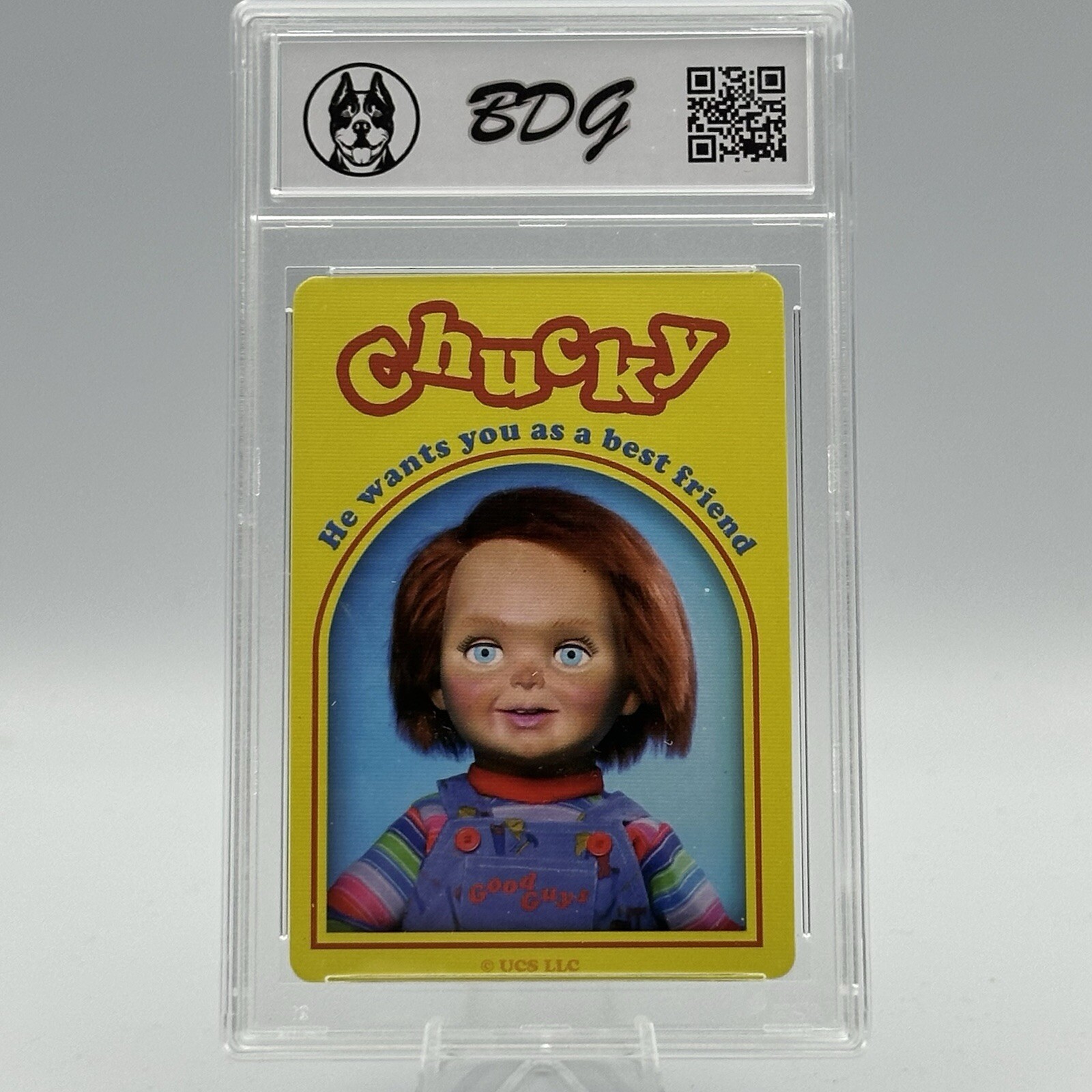 Chucky 8 of Clubs Playing Card BDG Graded Gem Mint 10 Horror Icon ...