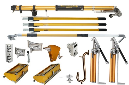 TapeTech® Drywall Taping Tools Pro Full Set! 2 Heads! 2 Pumps! W/ Nail Spotter! | eBay