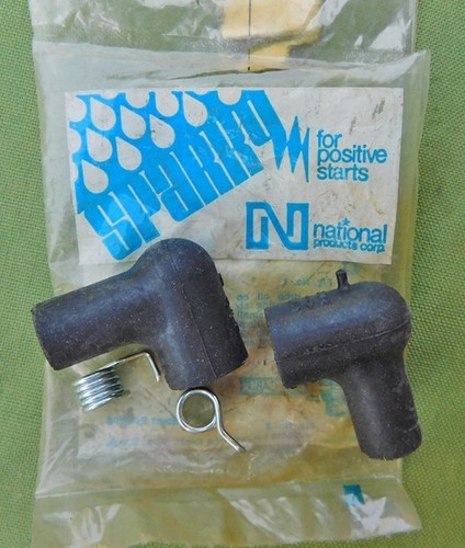 NOS VINTAGE SPARKEY MOTORCYCLE SPARK PLUG CAPS TRIUMPH NORTON BSA ...