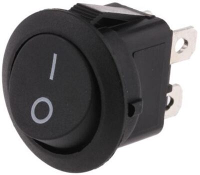 RS Pro Double Pole Single Throw (DPST), Latching Rocker Switch Panel ...