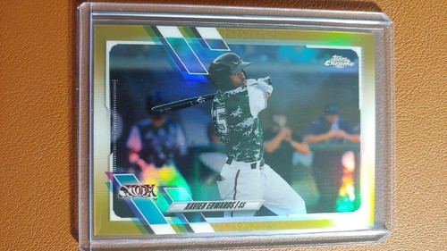 Xavier Edwards 2021 Topps Pro Debut Gold Refractor 16/50 #PDC-34 | eBay