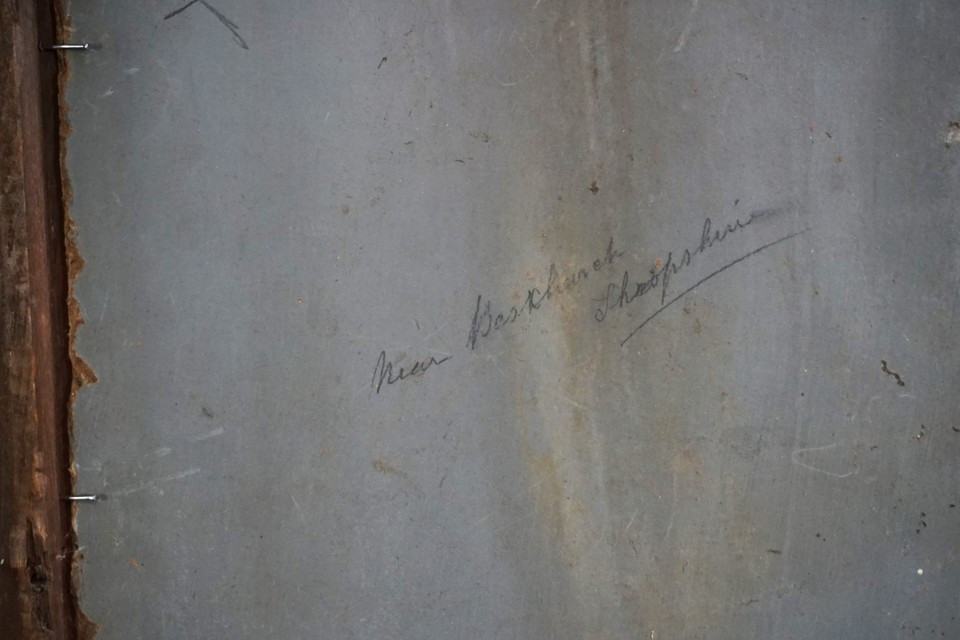 GEORGE STAINTON 1838-1900 CATTLE ON LANE SHROPSHIRE SIGNED ANTIQUE OIL ...