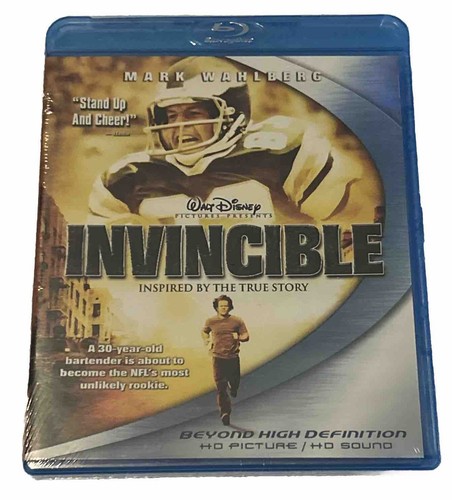 Invincible (Blu-ray Disc, 2006). Mark Wahlberg. Walt Disney. NEW Sealed ...