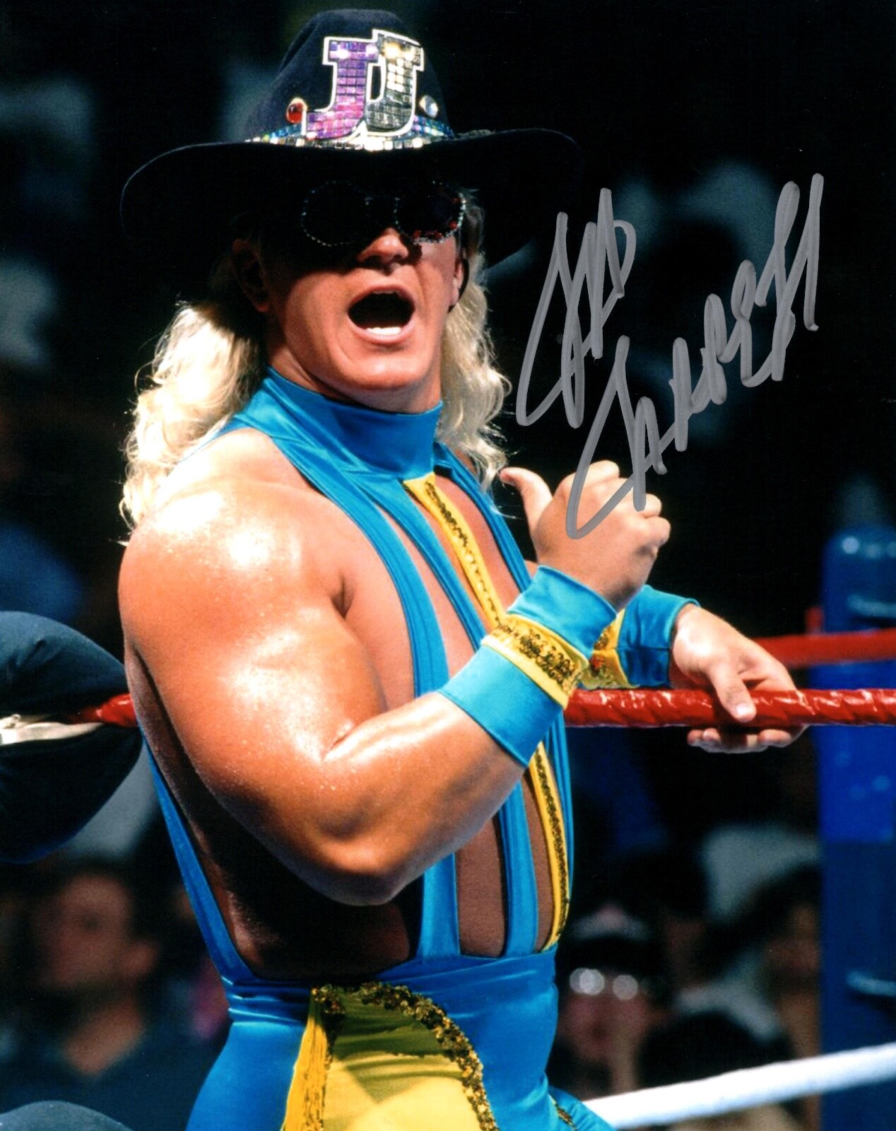 Jeff Jarrett Signed WWF Wrestling 8x10 Photo Autograph TNA WWE COA ...