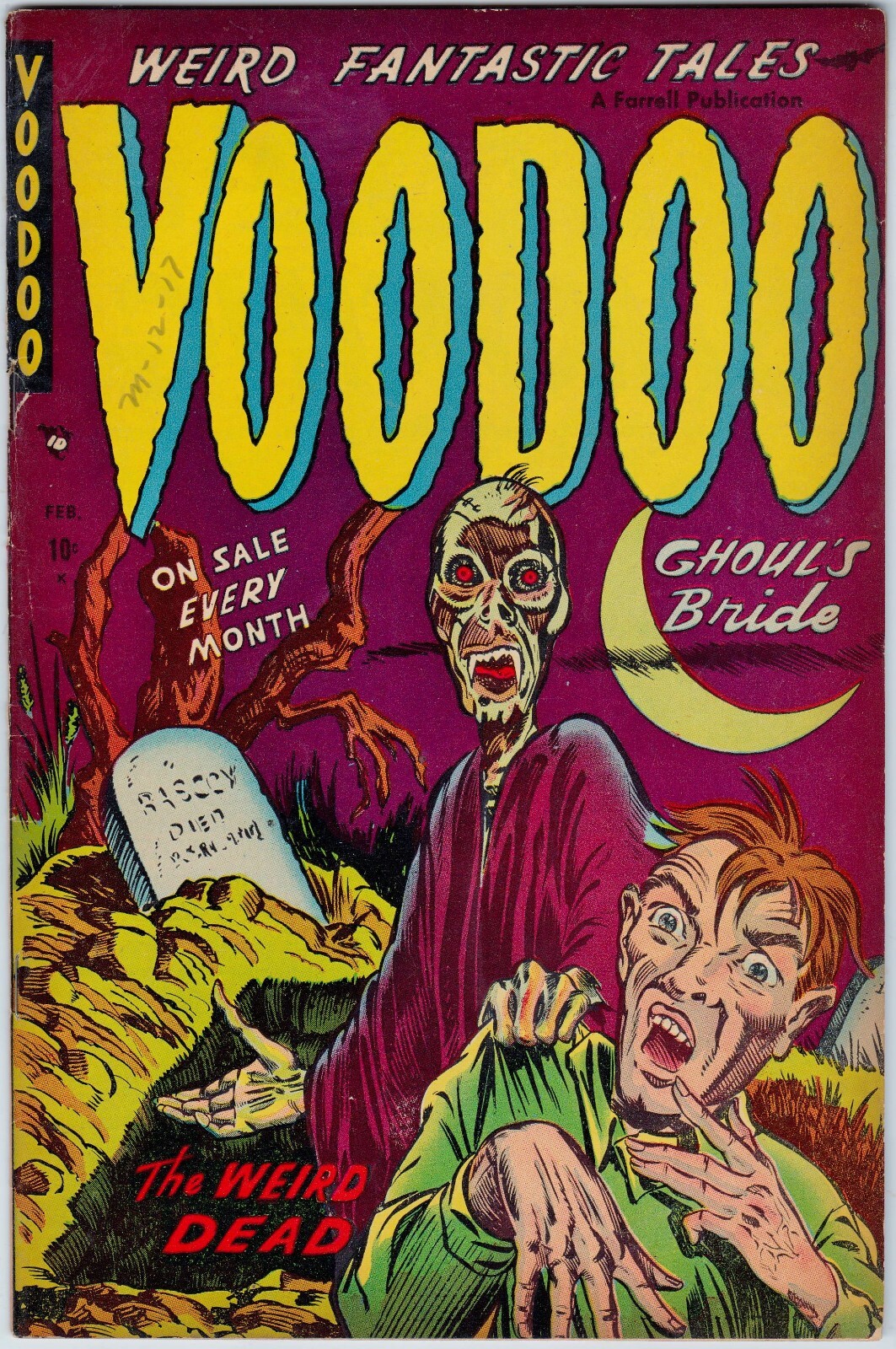 Voodoo #06 - Sharp Ajax/Farrell Golden Age Pre-Code Horror Comic 1953 ...