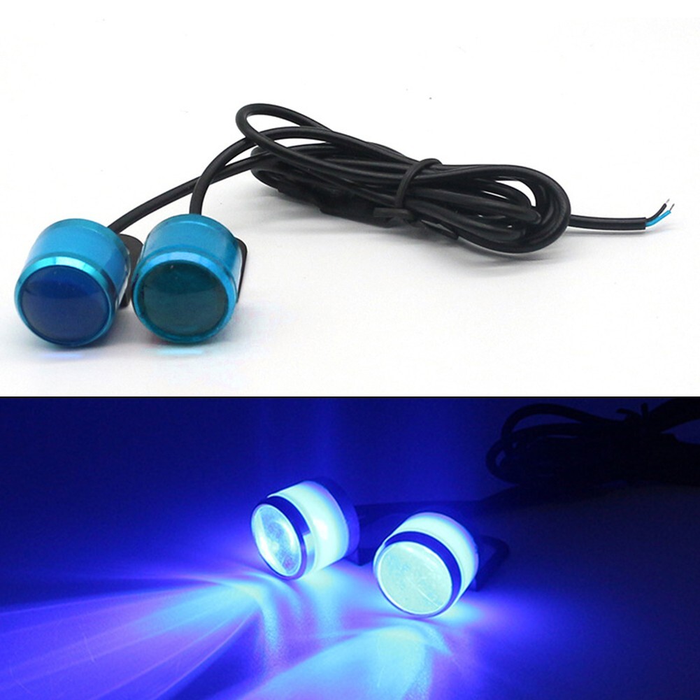 Aluminum Alloy+LED LED Light Motorcycle Red/blue/yellow Durable | eBay