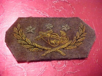 CIVIL WAR CONFEDERATE C.S.A. NAVY SLEVE INSIGNIA EMBLEM | eBay