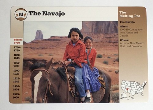 “THE NAVAJO”, Tribe History Photo, Utah 1995, GROLIER STORY OF AMERICA ...