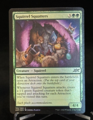 MTG Magic UNF Unfinity Foil Squirrel Squatters - Uncommon | eBay