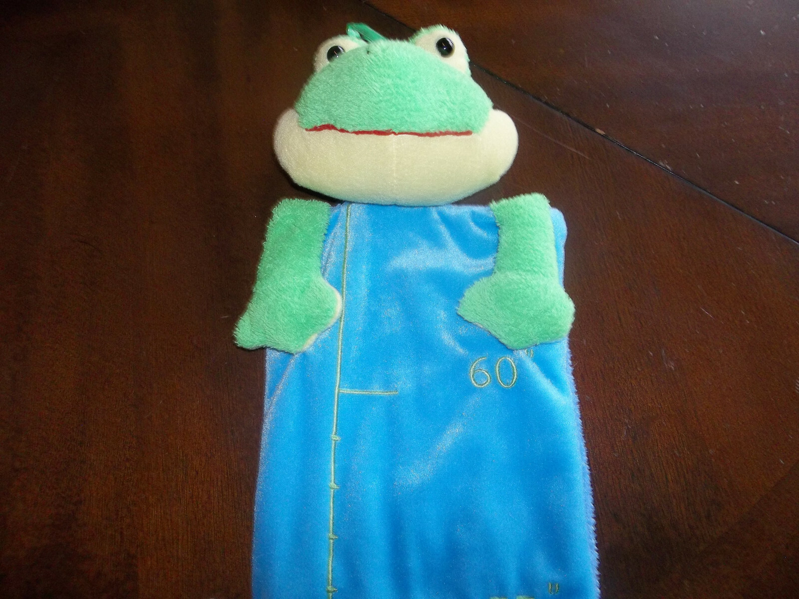Goffa Plush Frog Growth Chart- Hangs,Measures To 5' Green,Yellow,Blue ...