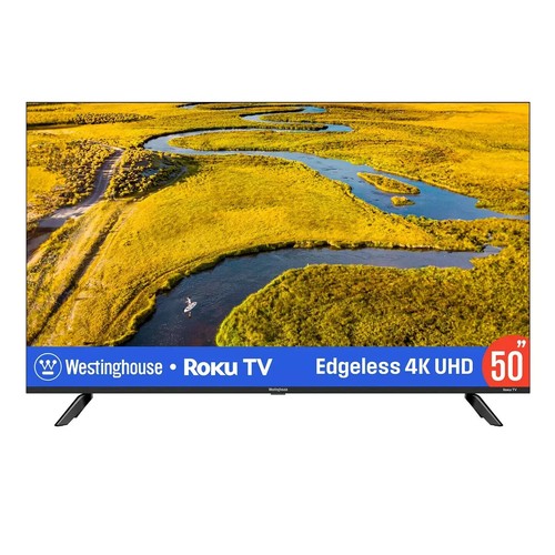 Westinghouse 50″ Edgeless 4K UHD Roku TV 813784023222| eBay