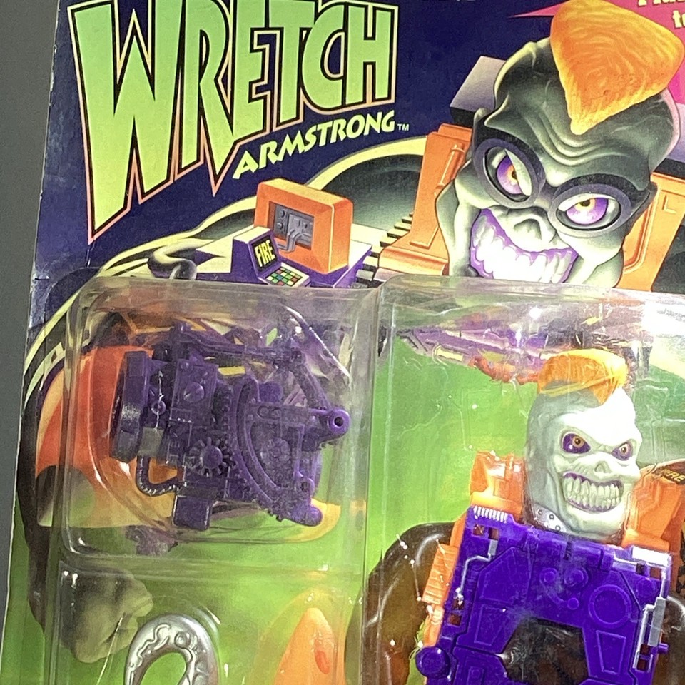Vintage Stretch Armstrong Wretch Armstrong, Evil X-Ray Cap Toys Sealed ...