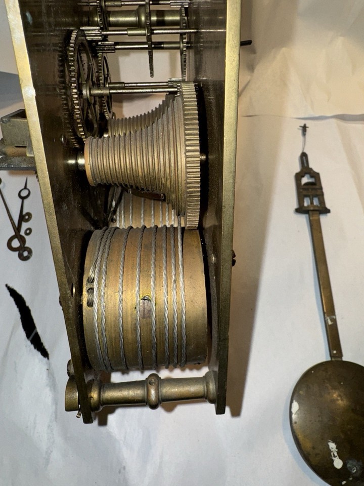 Antique English/Irish Twin Fusee Bracket Clock Movement Set- Regency ...