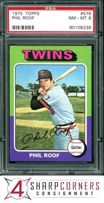 1975 TOPPS #576 PHIL ROOF TWINS PSA 8 | eBay
