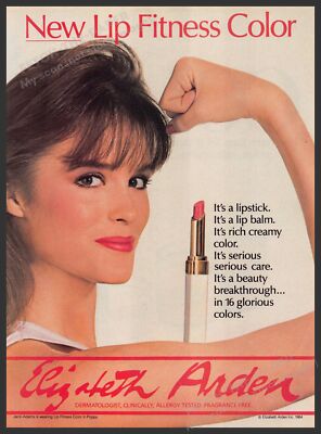 Elizabeth Arden Lip Fitness 1980s Print Advertisement 1984 Rich Creamy ...