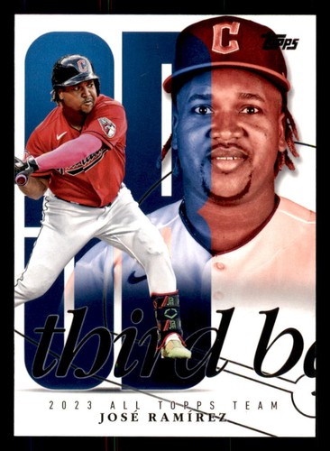 2024 Topps 2023 All Topps Team #ATT-7 Jose Ramirez Cleveland Guardians ...