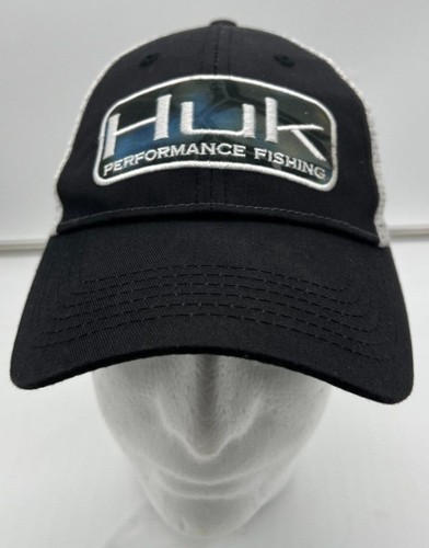 HUK Performance Fishing Trucker Ball Cap Mesh Adjusta… - Gem