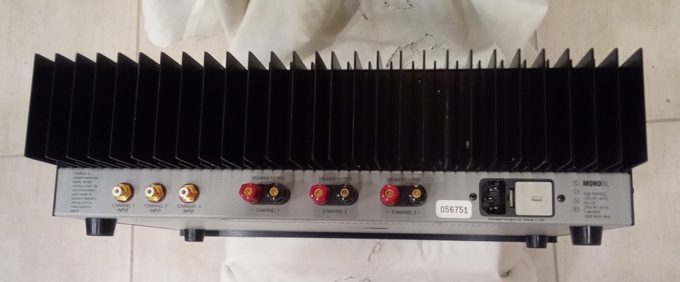ACURUS A100 3 CHANNEL AUDIO AMPLIFIER MADE BY MONDIAL | eBay