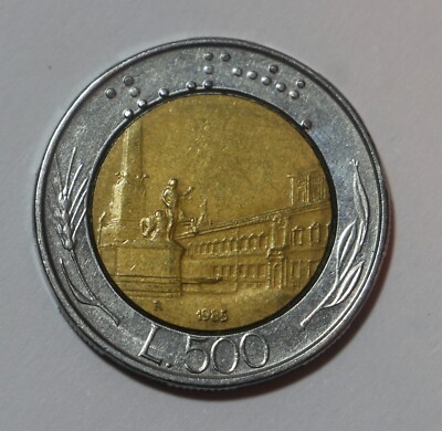 1985 L500 Lire Repubblica Italiana Coin | eBay