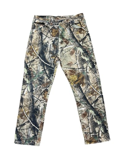 Wrangler Pro Gear Pants Mens 38x34 Realtree Hardwoods Camo Upland ...