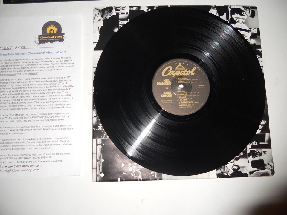 Neil Diamond The Jazz Singer Soundtrack '80 USA 1st Mint ULTRASONIC ...