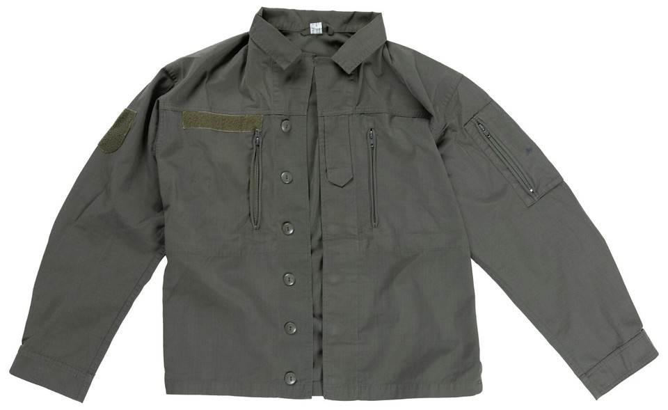 New Austrian army ripstop combat jacket coat military fieldshirt olive ...