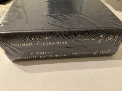 A HISTORY OF GERMAN LITERATURE 2 Volumes New Sealed F. Max Muller ...