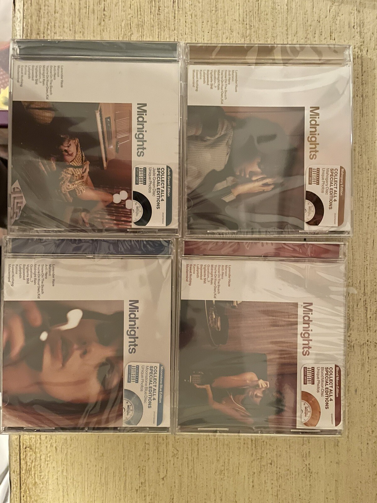 Taylor Swift-Complete Set Of 5 Special Editions Midnights CDs-Target ...