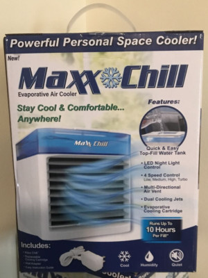 Maxx Chill 120-Volt White Ventless Portable AIR CONDITIONER Hydro-Chill ...