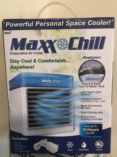 Maxx Chill 120-Volt White Ventless Portable AIR CONDITIONER Hydro-Chill ...