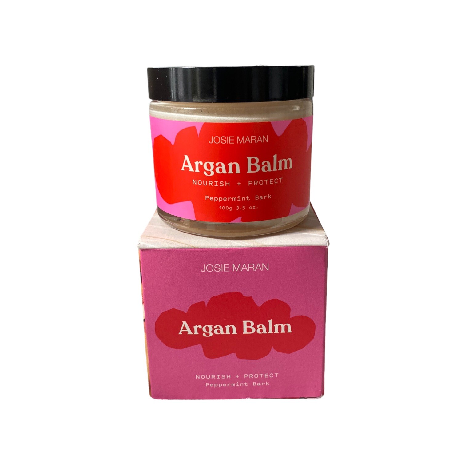 Josie Maran Argan Balm Nourish + Protect-Peppermint Bark 3.5 oz New in ...