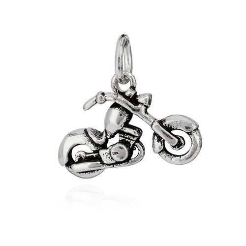 Kettenanhänger Motorrad 925 Silber 11x17mm Silberanhänger Bike Amulett ...
