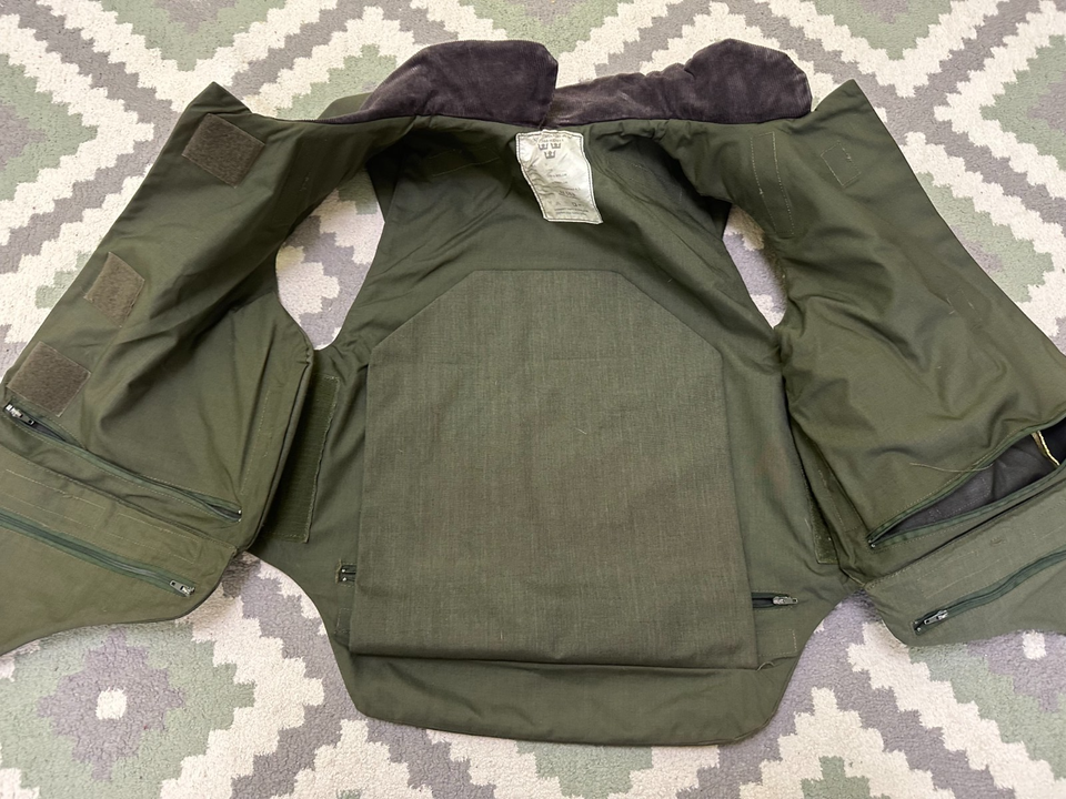 Swedish Army Kroppsskydd 90 A model anti-fragmentation vest 1996 | eBay UK