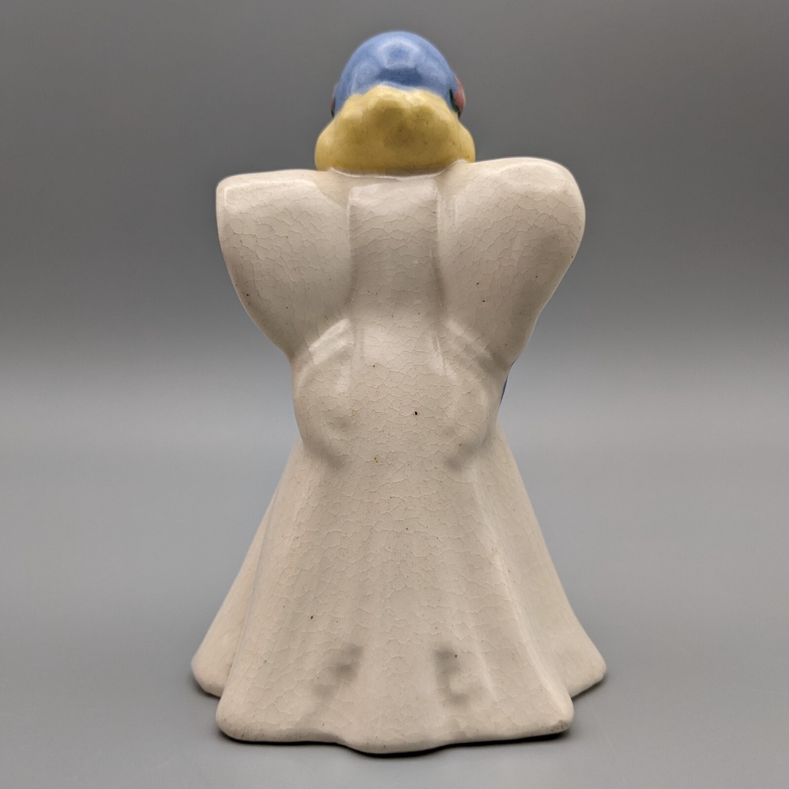 Vtg Kay Finch Praying Angel Figurine, California Pottery, White Blue ...