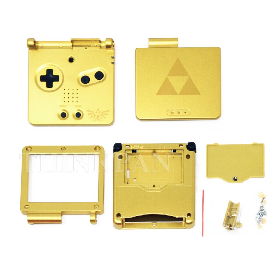For GBA SP Game Boy Advance SP Replacement Housing Shell Zelda Triforce ...