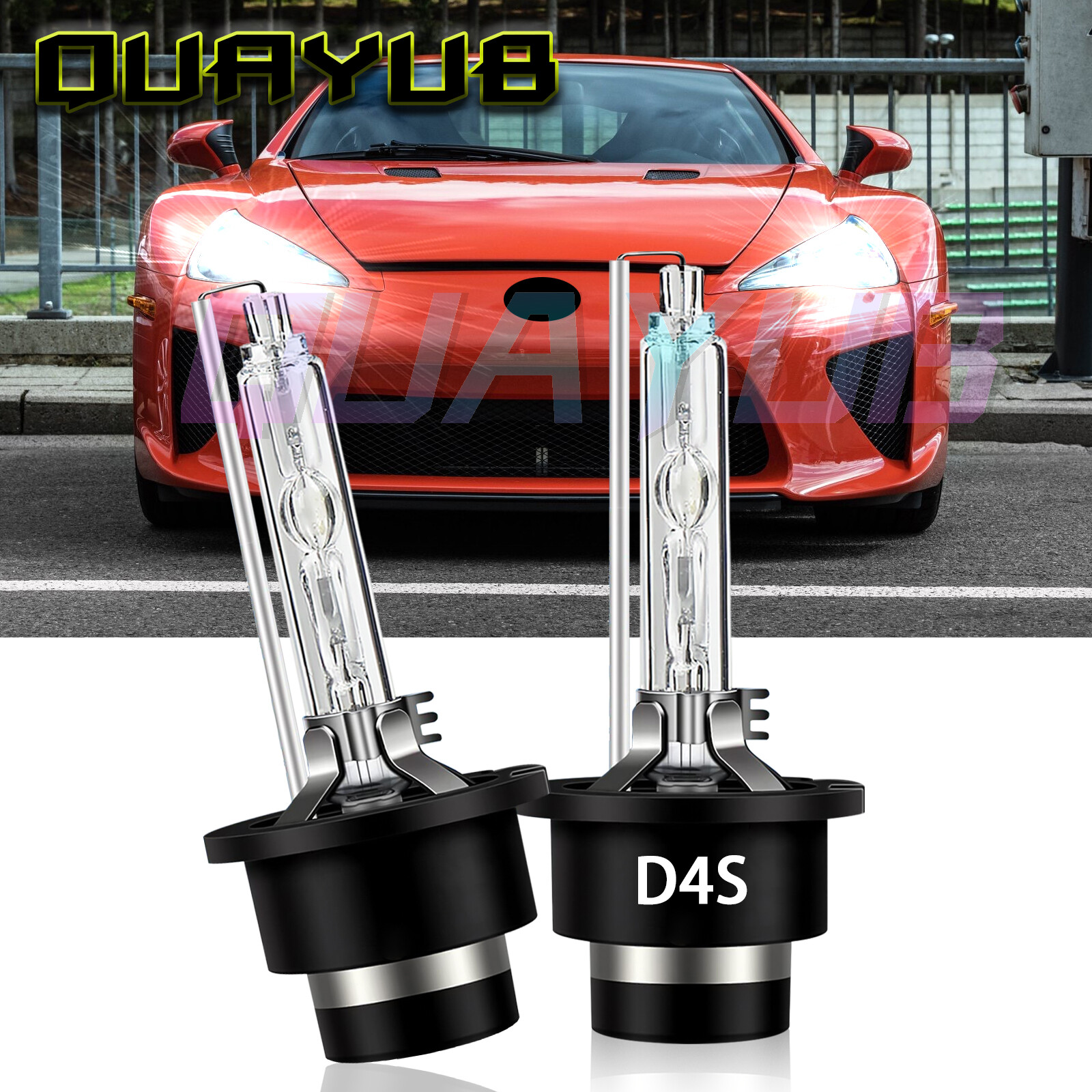 2x New D4S Xenon HID Headlight Bulbs 6000K Bright Replace set For Lexus ...