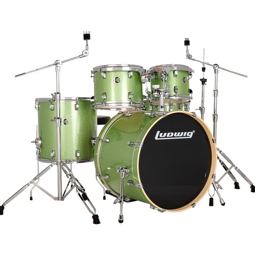 Ludwig Evolution 5pc Acoustic Drum Set with 22" Bass Drum Mint | eBay