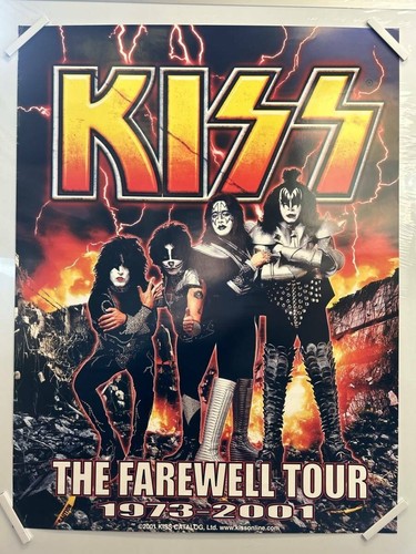 KISS THE FAREWELL TOUR 1973-2001 JAPAN TOUR 2001 Original Poster B1 ...