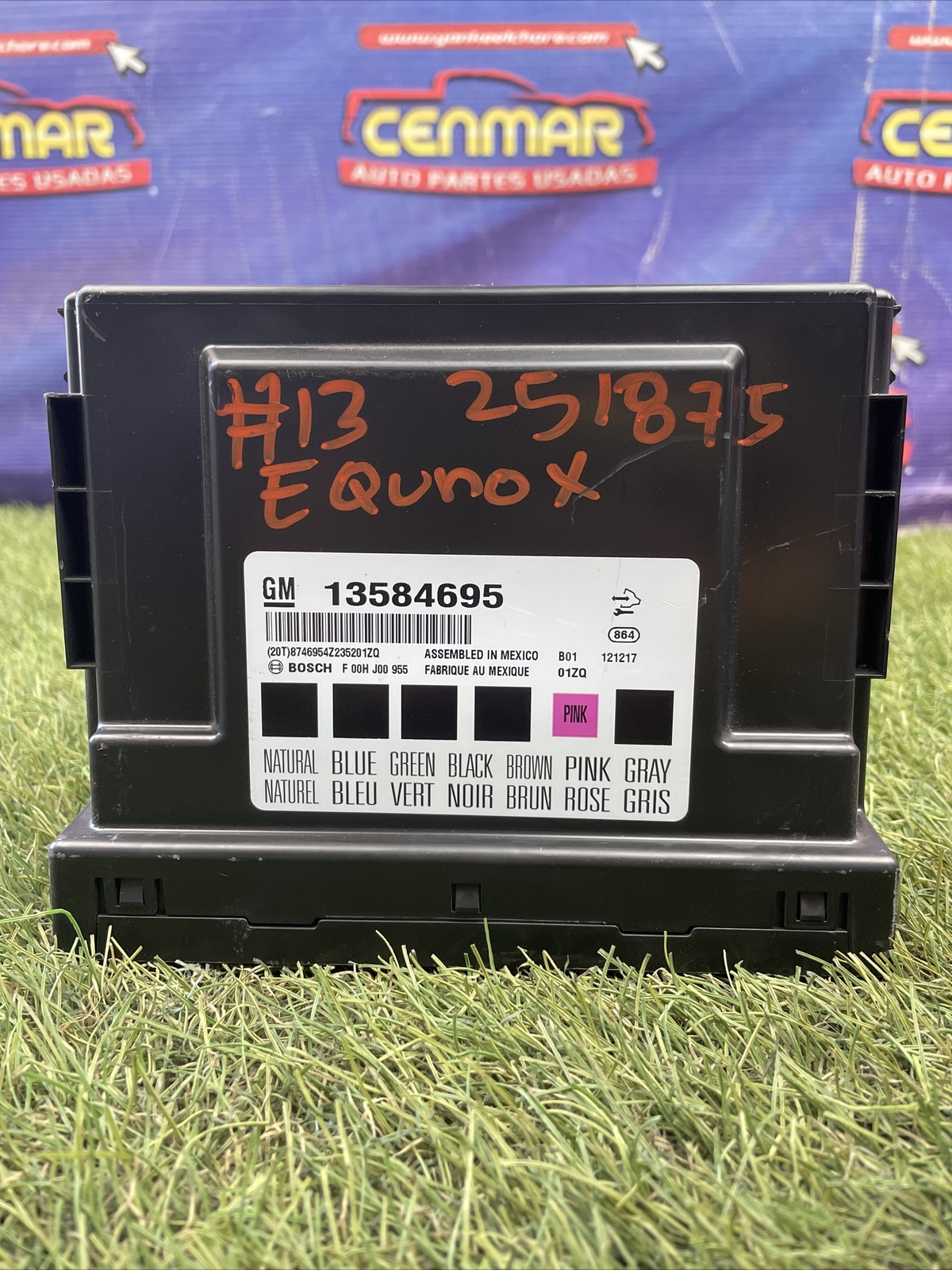 2013 2014 2015 2016 2017 Chevy Equinox Body Control Module 13584695 bcm ...